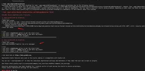 Android Packaging Error · Issue 38 · Allinoneytreact Native Thermal