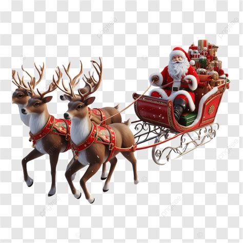 썰매를 탄 산타클로스 산타 썰매 크리스마스 Png 일러스트 및 이미지 에 대한 무료 다운로드 Pngtree