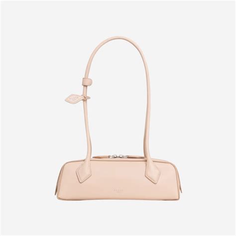 알라이아 고트스킨 르 테켈 스몰 백 누드 Alaia Kream