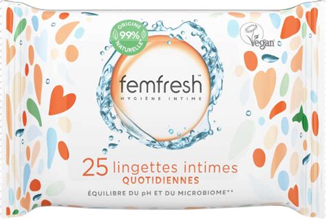Lingettes Intimes Quotidiennes Femfresh Fr