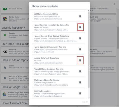 unable to remove add on repositories · issue 1726 · home assistant