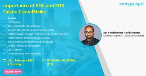 Vinothkumar R Vin Cism Azure Sentinel Mssp Soc Siem Expert On Linkedin Edr
