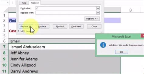 Excel Shortcut Find And Replace Fasrseek