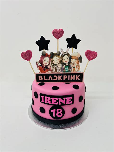 Tarta Fondant Blackpink K Pop Amelia Bakery