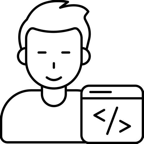 web developer line icons design style 29454738 vector art at vecteezy