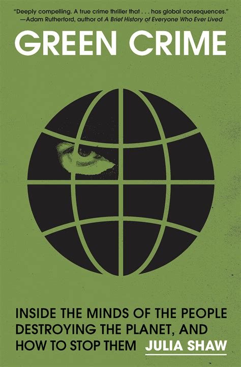 Green Crime Book — Dr Julia Shaw