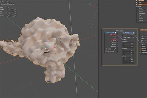 blender 4 2 eevee displacement is spliting the mesh materials and