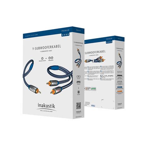 INAKUSTIK Premium Y-Subwoofer Cable
