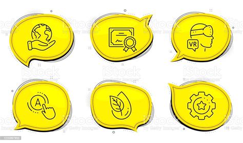 Ab 테스트 설정 기어 및 유기농 제품 아이콘 세트 증강 현실 기호입니다 벡터 0명에 대한 스톡 벡터 아트 및 기타 이미지 0명 가상현실 공연 Istock