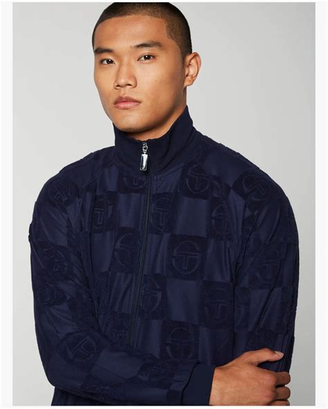 Sergio Tacchini Anzio Track Jacket Maritime Blue Si Drip