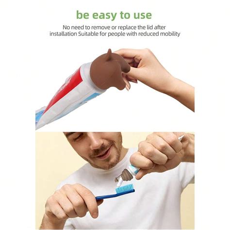 Toothpaste Caps Funny Toothpaste Squeezer Dispenser Reusable Toothpaste
