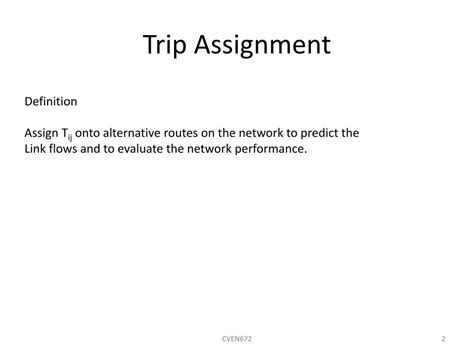 ppt 4 step model trip assignment powerpoint presentation free