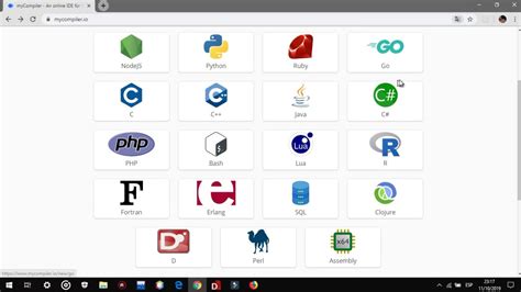 ¡ Mycompiler Un Editor De Código Online Youtube