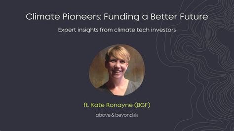 Series A Fundraising Advice For Deep Tech Climate Startups Ft Kate Ronayne Bgf Youtube