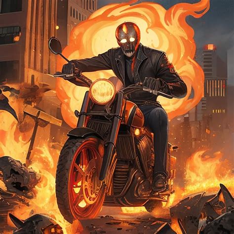 Premium Photo Ghostrider