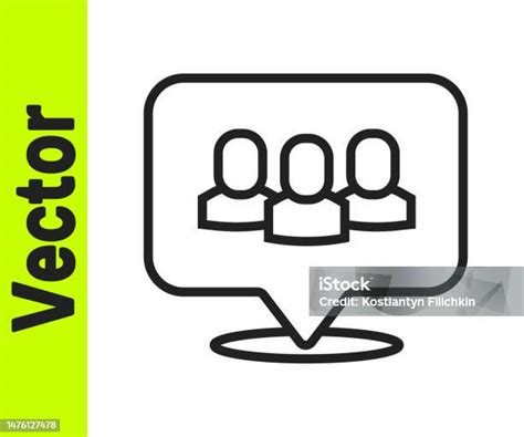 흰색 배경에 격리된 검은색 선 프로젝트 팀 기본 아이콘입니다 비즈니스 분석 및 계획 컨설팅 팀워크 프로젝트 관리 개발자 벡터