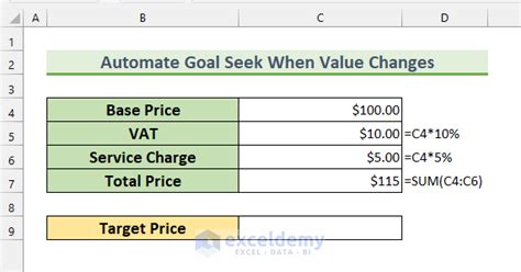 How To Automate The Goal Seek In Excel Methods ExcelDemy