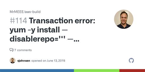 Transaction Error Yum Y Install Disablerepo Enablerepo