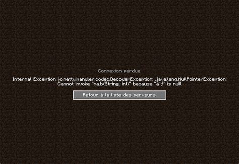 error dec decoderexception java lang