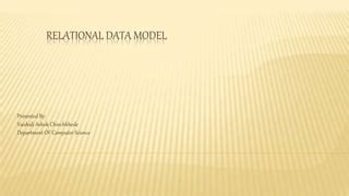 Relational Data Model PPTX