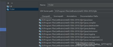 intellij idea2019 3自带 jdk11 iead2019自带的java是什么版本 csdn博客