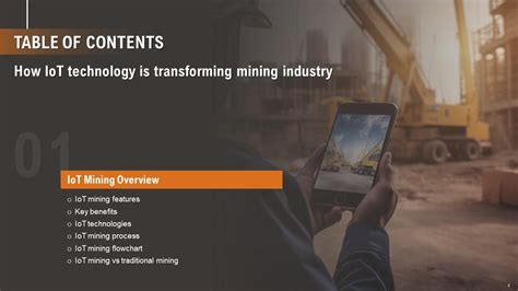 How IoT Technology Is Transforming Mining Industry Powerpoint Presentation Slides IoT CD PPT