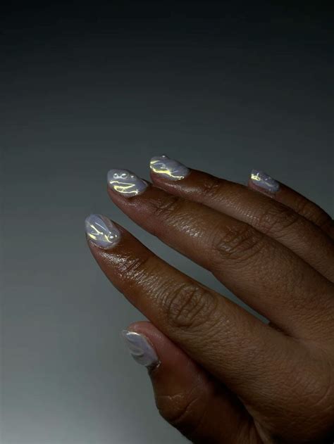 Sea Shell Nails Pearl Nail Art Seashell Nails Unique Acrylic Nails