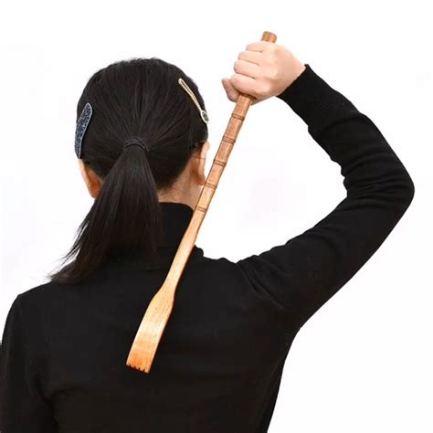 【ready Stockcod】back Scratcher Massager Stick Wooden Full Body Fatigue