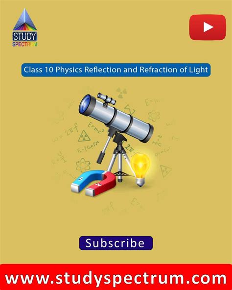 Class 10 Physics Reflection And Refraction Of Light Reflection And Refraction Physics