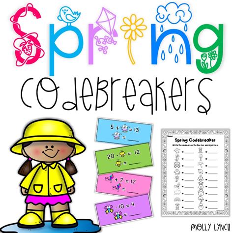 Spring Code Breakers Task Cards Shop Lucky Learning With Molly Lynch
