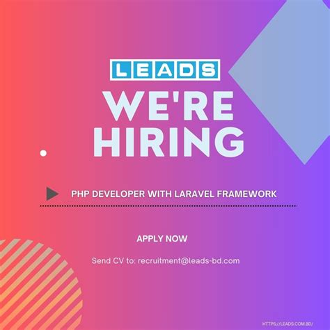 leads corporation limited on linkedin phpdeveloper laraveldeveloper
