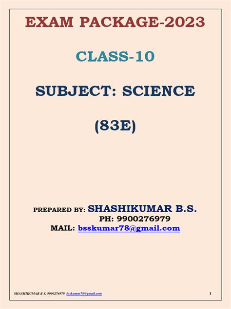 Bss Class10 Eng Med Sci Pdf Electric Current Incandescent Light Bulb