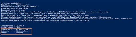 Refresh Sql Server Always On Availability Group Databases Using