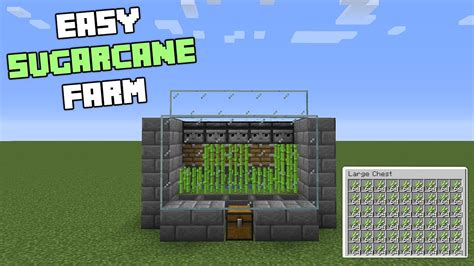 Sugarcane Farm Minecraft