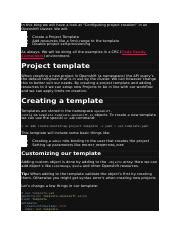 Configuring Default Project Creation In Openshift Docx In This Blog We Will Have A Look At