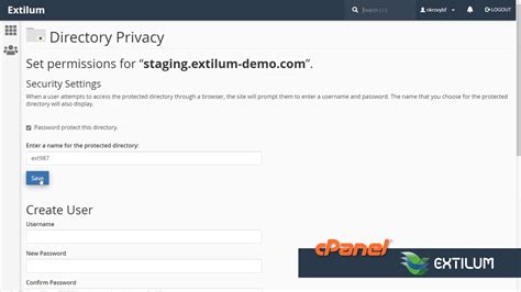 directory privacy in cpanel extilum knowledgebase