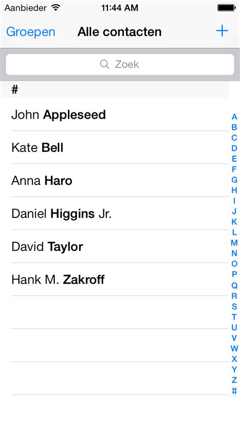 Objective C Create A Search Bar Like In The Ios 7 Contacts App