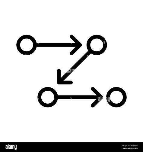 Process Method Step Procedure Or Workflow Icon Linear Logo Mark Set