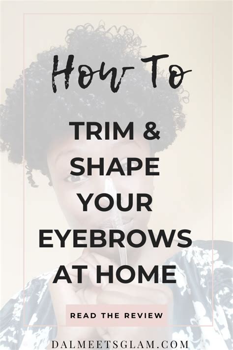 How To Trim Your Eyebrows At Home {jasclairs Eyebrow Razor Review}