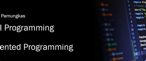 Functional Programming Vs Object Oriented Progamming Mana Yang Lebih