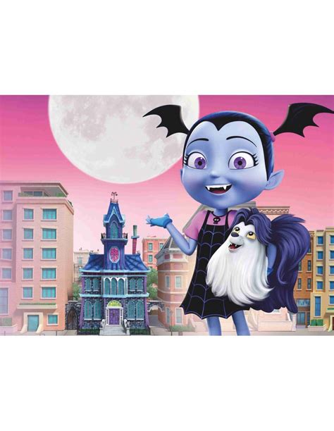 Papel De Azúcar Vampirina Rectangular