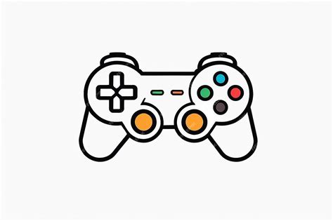 Premium Photo Vector Gamepad Icon Logo Vector Simple Design On A White Background