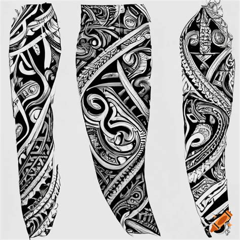 Tribal Arm Tattoo Stencil Design Style And Meaning