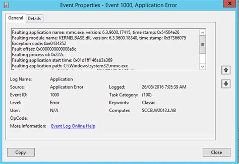 venu singireddy s blog mmc crashing after re installing wsus