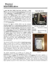 Hard Disk Drive A Comprehensive Guide To Data Storage And Course Hero