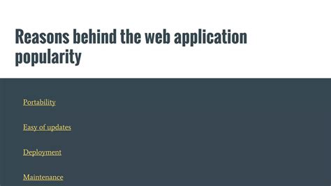 Web Applications Pptx Web Development Internet