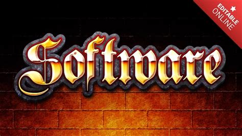 software text effect generator