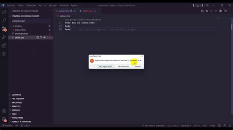 GIT Git Add Git Commit Con Visual Studio Code YouTube