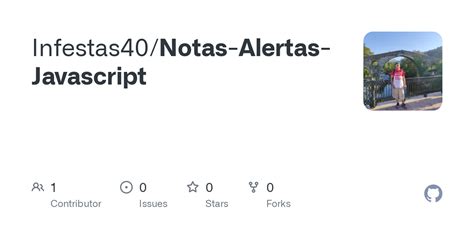 GitHub Infestas Notas Alertas Javascript