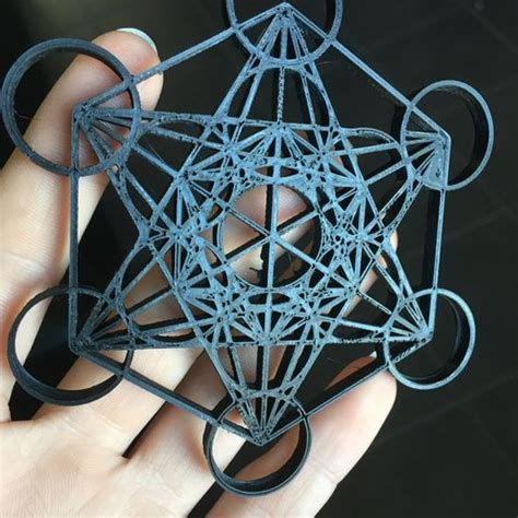 👽 Metratron Cube・archivo Stl Para ・cults